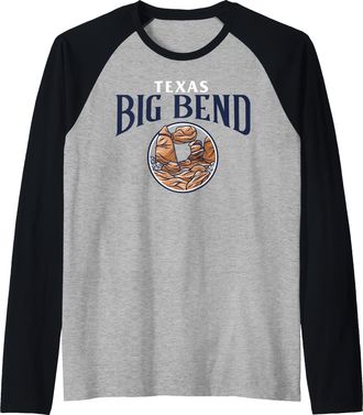 Trendy Apparel Texas Big Bend National Park Rock Formation Raglan