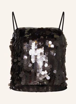 Mrs & Hugs Mrs & Hugs Top Mit Pailletten schwarz