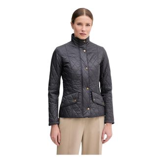 Barbour Femme, Vestes, Bleu, Taille: 38 FR Flyweight Cavalry Quilted Jacket