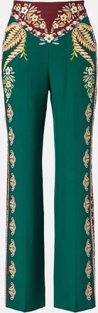 Etro Bedruckte Hose aus Seide