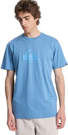 Quiksilver T-Shirt Manche Courtes EV COMP Logo SS Homme Bleu XL