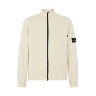 Stone Island Homme, Sweatshirts et sweats &agrave; capuche, Beige, Taille: M SweaT-shirt zipp&eacute;