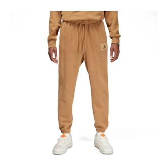 Nike Jordan Essentials Fleece Gewaschene Hose Braun - - Sport - Herren - Braun - XS