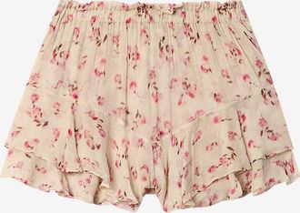 Isabel Marant Short Sornel - Femme - Beige - Taille 34 - Marant &Eacute;toile