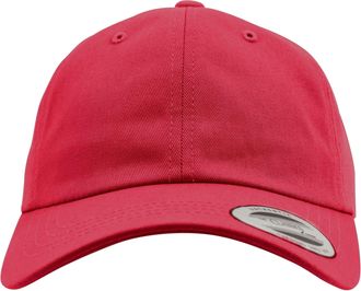 Flexfit Unisex 6245CM-Low Profile Cotton Twill Kappe, cranberry,Einheitsgröße