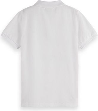 Scotch & Soda Poloshirt Jungen Poloshirt Baumwolle - Kurzarm Shirt blau/wei&szlig;