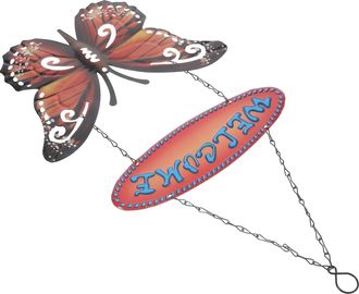 DOITOOL Vintage T&uuml;rschild Shop Willkommen H&auml;ngeschild im Landhausstil Kreative Wanddekoration f&uuml;r Haust&uuml;r Kinderzimmer und Innenr&auml;ume Vielseitiges Wandanh&auml;nge