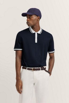 Bugatti Poloshirt mit k&ouml;rpernaher Passform