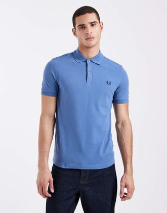 Fred Perry Polo &agrave; logo - Bleu
