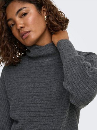 Only Rollkragenpullover ONLWINNIE LS ROLLNECK CS KNT Materialmix, Stretch, regular fit