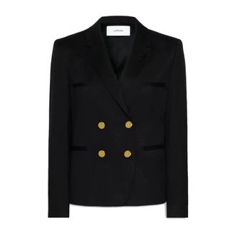 Lardini Femme, Vestes, Noir, Taille: 42 FR Blazer Court Mod&egrave;le Court