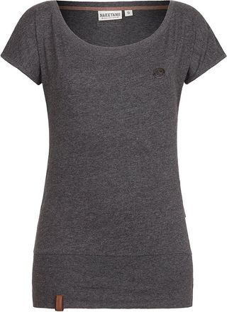 Naketano Damen T-Shirt Wolle T-Shirt, XS, anthracite-melange