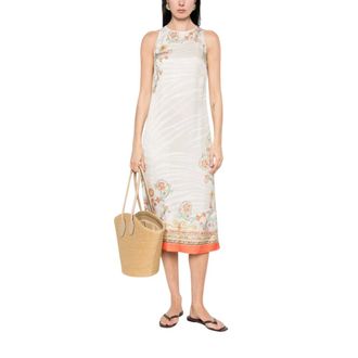 Just Cavalli Damen, Kleider, Beige, XLGr&ouml;&szlig;e