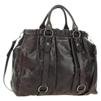 Miu Miu Pre-owned Hand Bag - - Pre-owned - Damen - Braun - ONE SIZE