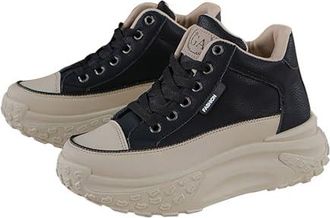 Generic Baskets &agrave; semelle &eacute;paisse pour femme - Chaussures de marche d&eacute;contract&eacute;es - Anti-semelle &eacute;paisse - Respirantes - Tendance - Chaussures &agrave; talons d&eacute;cont