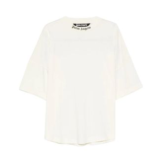 Palm Angels T-shirt imprim&eacute; logo - Homme - Tops - Blanc - Taille: XL
