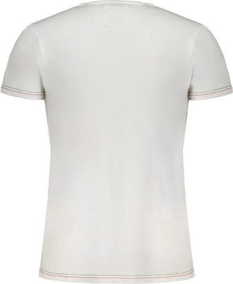 Aeronautica T-Shirt Herren V-Ausschnitt T-Shirt Wei&szlig; mit