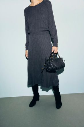 Gerard Darel Jupe midi en maille - TATI - anthracite