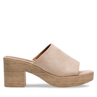 Clara Barson Pantoletten Clara Barson WS2P227-03 Beige