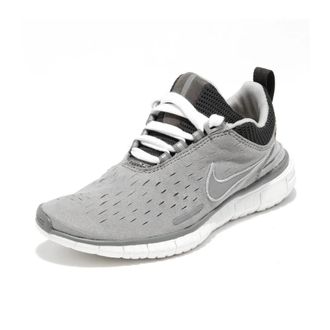 Nike Femme, Chaussures, Gris, Taille: 35 1/2 EU Baskets Slip-On en Tissu