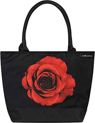 Von Lilienfeld Cabas Besace Fleur Rose Sac Bandoulière Spacieux Sacs Portés Èpaule Cabas Décontractés