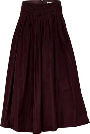 Max Mara Femme, Jupes, Rouge, Taille: 34 FR Romina Midi Skirt