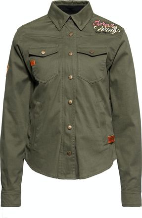 Queen Kerosin Damen Outdoor Funktionshemd Langarm Hemd Funktionsjacke Softshell Innenfutter Q.k. Adventure Gear Q.k. Adventure Gear - Spread Your Wings