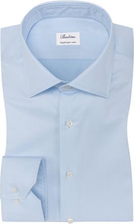 Stenstr&ouml;ms Unifarbenes Hemd aus Twofold Super Cotton mit Kentkragen, Regular Fit in