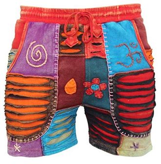 Shopoholic Fashion Short d&eacute;contract&eacute; pour femme - Rouge - X-Large