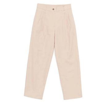 Calvin Klein Femme, Pantalons, Beige, Taille: 36 FR Wide Pantalons