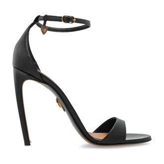 Dolce & Gabbana Sandaletten mit Absatz - - Shoes - Damen - Schwarzk - 37 EU