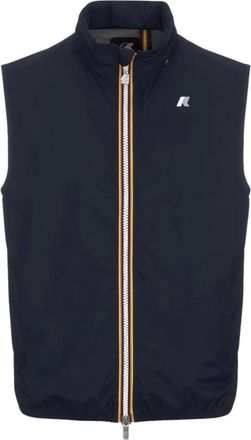 K-Way Homme, Vestes, Bleu, Taille: S Valen Stretch Dot Vest