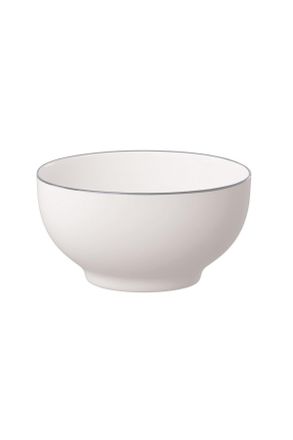 Villeroy & Boch Schale Grey Lines, Grau, Wei&szlig;, Keramik, oval, Essen & Trinken, Geschirr, Schalen & Sch&uuml;sseln, Schalen