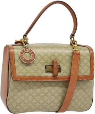 Celine Pre-owned Cuir sacs-main - Femme - Pre-owned - Beige - Taille: ONE Size