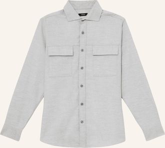 Reiss Reiss Overshirt Chamber grau
