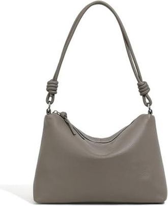 Generic Sac Hobo pour femme - Sac &agrave; main &agrave; bandouli&egrave;re en cuir v&eacute;g&eacute;talien - Sacs &agrave; bandouli&egrave;re souples en forme de croissant - Sac &agrave; main fourre-tout souple -