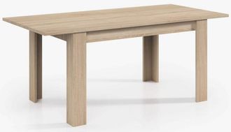 PEGANE Pegane - Table Extensible de salle à manger coloris chêne - Dim : h 78 x l 140-190 x p 90 cm