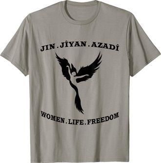 FREEDOM Jin Jiyan Azadi - Frauen Leben Freiheit T-Shirt