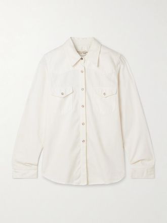 Nili Lotan Travis Jeanshemd - Creme