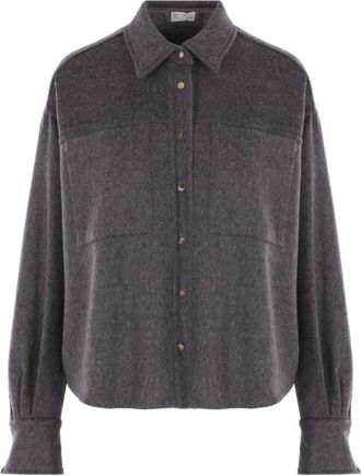 Brunello Cucinelli Damen, Jacken, Grau, XSGröße