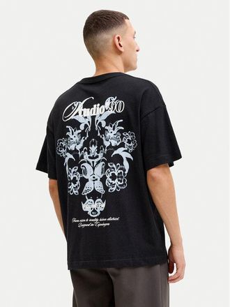 Jack & Jones Jack & Jones T-Shirt Montauk Back 12290892 Schwarz Regular Fit