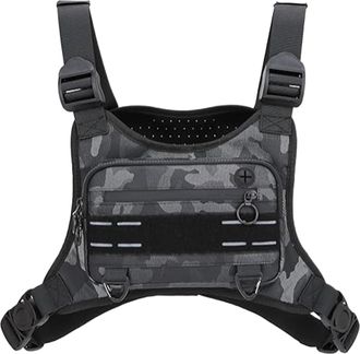 Generico Brusttasche f&uuml;r M&auml;nner - Laufwesten-Set mit fortschrittlicher professioneller Qualit&auml;t f&uuml;r den Au&szlig;enbereich, Aufbewahrungsfach, Camouflage, siehe die 