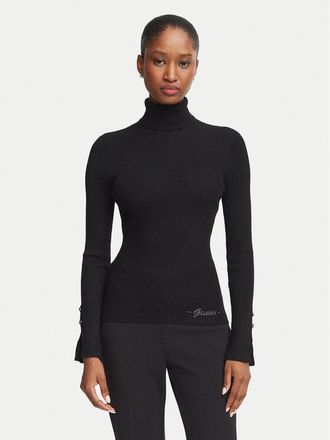 Guess Rollkragenpullover W6BR29 Z1417 Schwarz Slim Fit