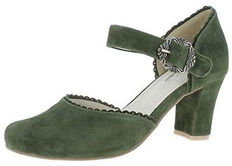 Hirschkogel Femme 3005715 Escarpins, Vert Kaki 046, 42 EU