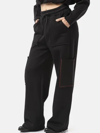 Cipo & Baxx Sweatpants WR154, weite Beine, seitliche Eingrifftaschen