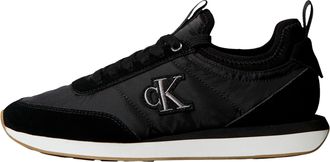 Calvin Klein Damen Retro Runner Sock Laceup Mix Mat Yw0Yw02060 Low Top, Black (Black/Gun Metal/Gum), 41 EU