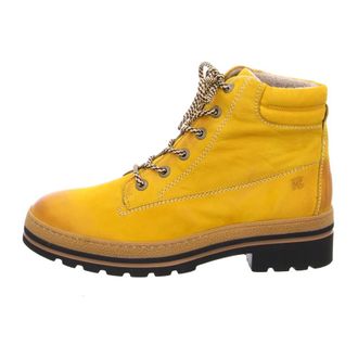 Paul Green Schn&uuml;rstiefel - - Shoes - Damen - Gelb - 38 1/2 EU