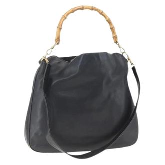 Gucci Pre-owned Lederhandtasche - - Pre-owned - Damen - Schwarzk - ONE SIZE