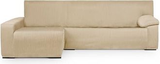 Eysa sofabezug für mini-chaiselongue mit Langer armlehne Linke Seite Vorderansicht beige Design Luz
