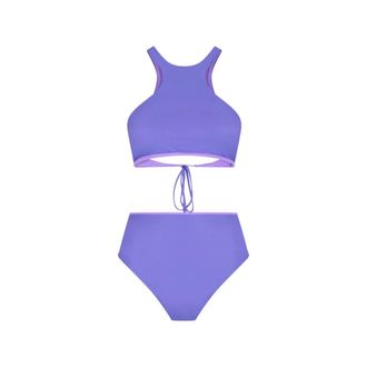 The Attico Damen, Bademode, Lila, XSGr&ouml;&szlig;e